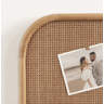 Gracie Oaks Rounded Rectangle Rattan Pinboard | Wayfair